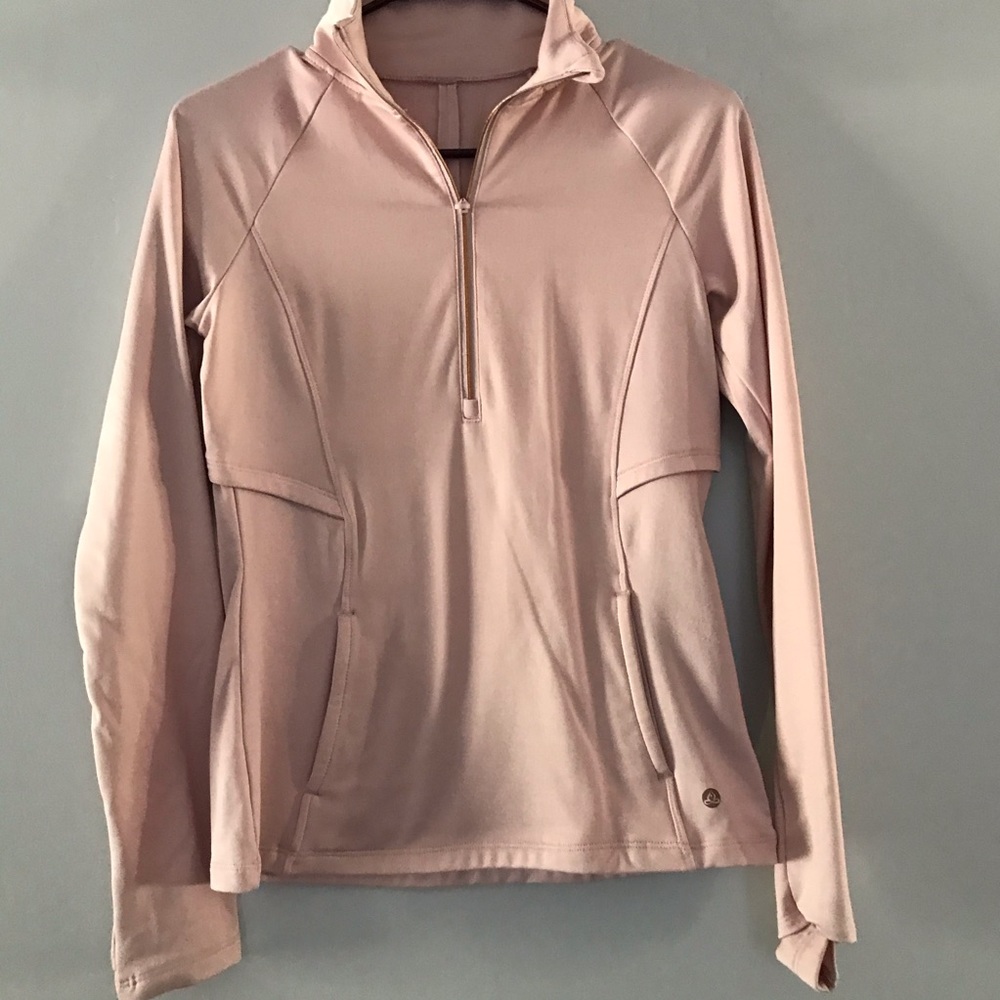 Apana Baby Pink Athletic Workout Jacket - Gem